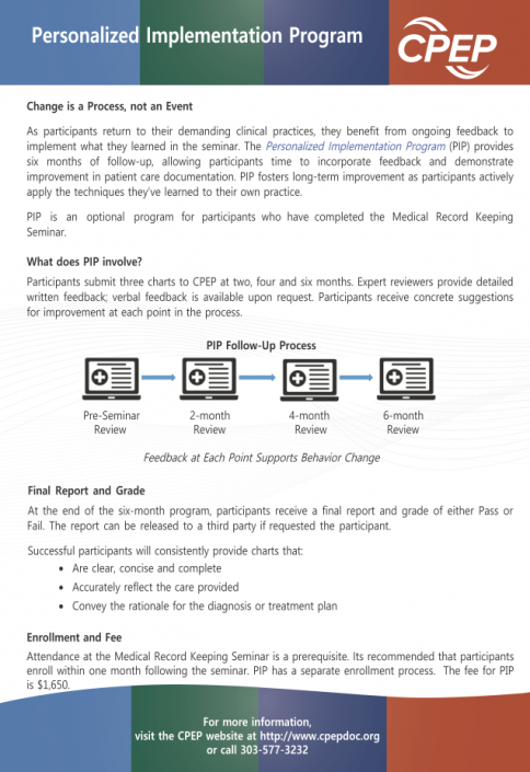 Medical Record Keeping and PIP Flyer 2020_Page_2 | CPEP
